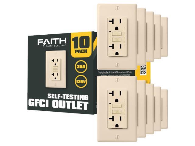 Click here for Faith [10-Pack] 20A GFCI Outlets  ETL Listed  Non-... prices