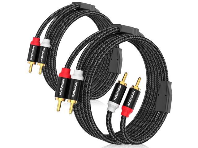 Click here for HOSONGIN RCA Cables 3.3ft 2 Pack[Hi-Fi Sound  Nylo... prices