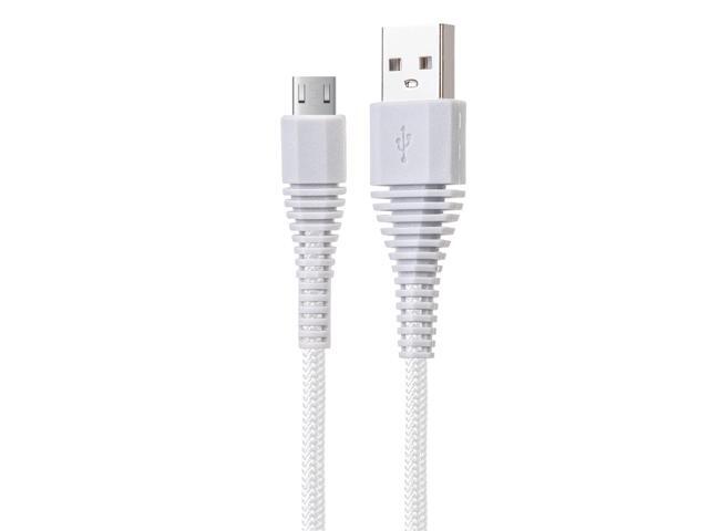 Click here for Built tough micro USB 6ft cable White prices