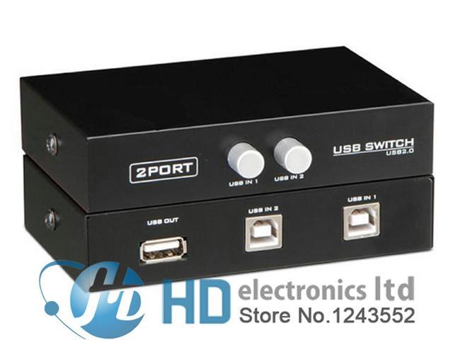 Click here for 2 Ports USB 2.0 Sharing Switch Switcher Adapter Bo... prices