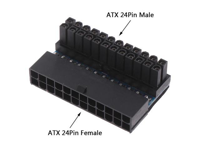 Click here for 2Pcs/lot ATX 24Pin 90 degree 24 pin to 24pin Power... prices