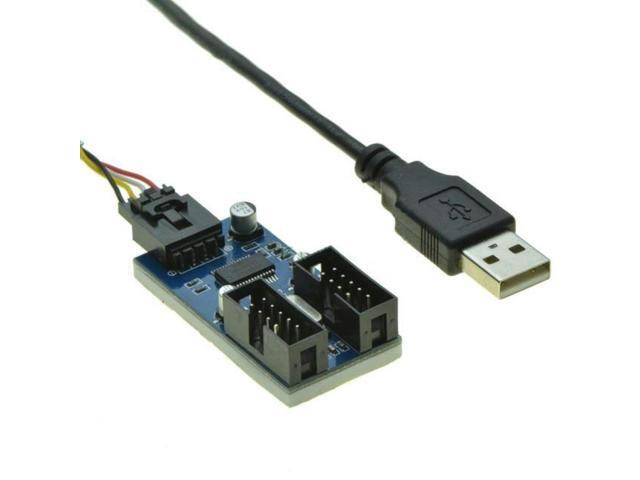 Click here for USB 2.0 Male 1 to 2 9Pin USB header Female Extensi... prices
