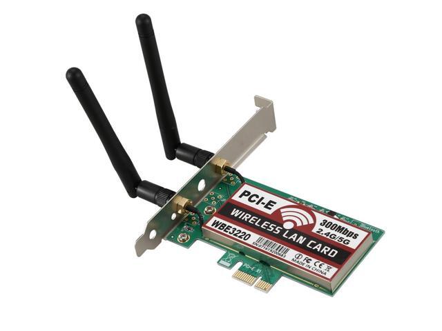 Click here for 2 antenna network card 4G/5G 300Mbps PCI-E X1 Wire... prices