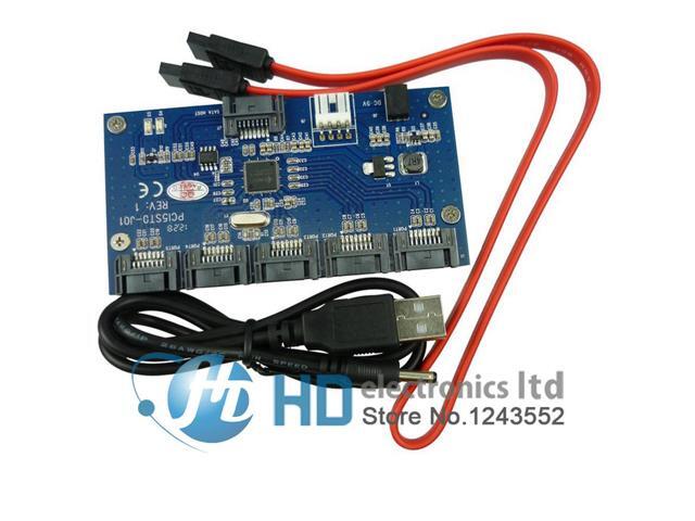 Click here for 1 to 5 Port SATA II / SATA 2.0 Multiplier adapter... prices