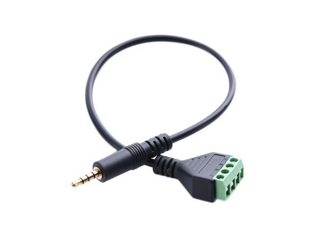Click here for 3.5mm Screw Terminal Adapter Speaker Cable 4-Core... prices