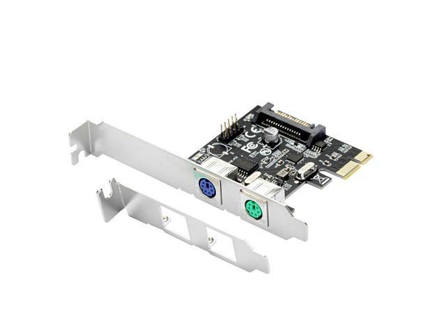 Click here for PCI Express 2 Ports PS2 PS/2 for PC Keyboard Mouse... prices