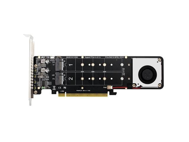 Click here for PCIe X16 to M.2 M-Key NVMEx4SSD RAID Splitter Card... prices