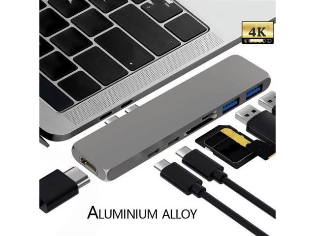 Click here for 7 in 1 Dual Ports USB C Hub type c to HDMI 4K PD c... prices