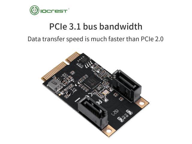 Click here for IOCREST 2 Port SATA III Full Height Mini PCIE 3.0... prices