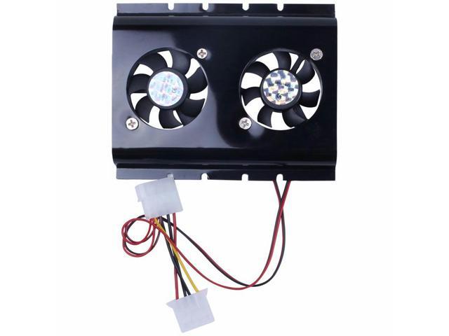 Click here for Black 3.5 SATA IDE Hard Disk Drive HDD 2 Fan Coole... prices