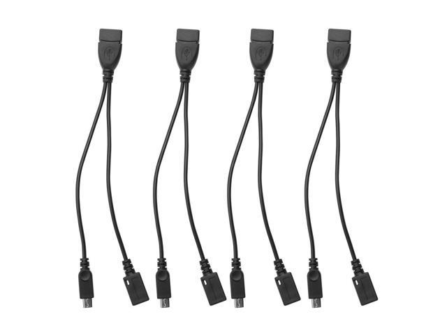 Click here for 4-Pack Mini OTG Cable Adapter 2-In-1 Powered Micro... prices