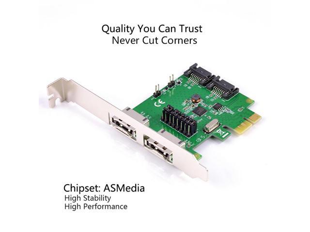 Click here for 2 Ports SATA + 2 ports eSATA 6G PCI Express Contro... prices