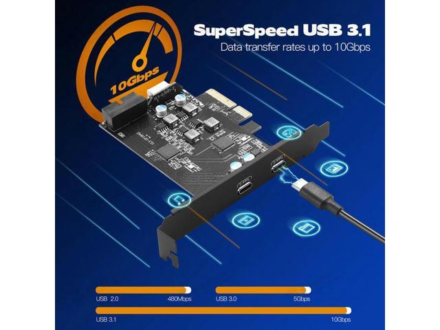 Click here for PCIe To USB 3.1 Type-c Gen2 Adapter Card with 10G... prices
