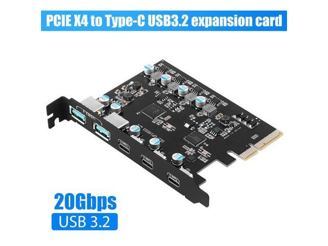Click here for PCIE X4 To USB 3.2 10Gbps Gen2 3 Port Type C Expan... prices