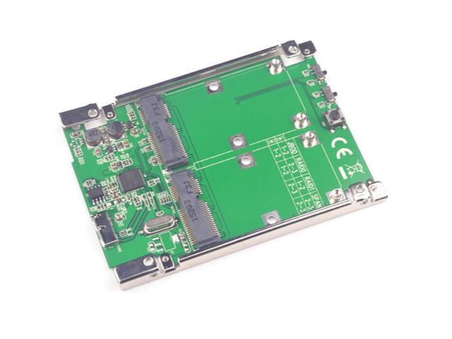 Click here for USB 3.1 to 2 mSATA SSD Raid controller card Conver... prices