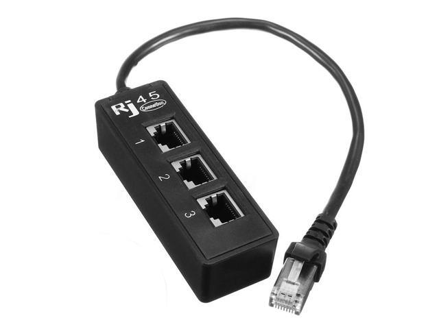 Click here for RJ45 Male to 3 RJ45 Female Port Network Extender C... prices
