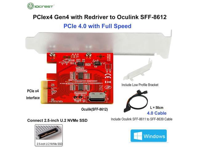 Click here for IOCREST PCIe 4.0 x4 Gen4 with Redriver to Oculink... prices