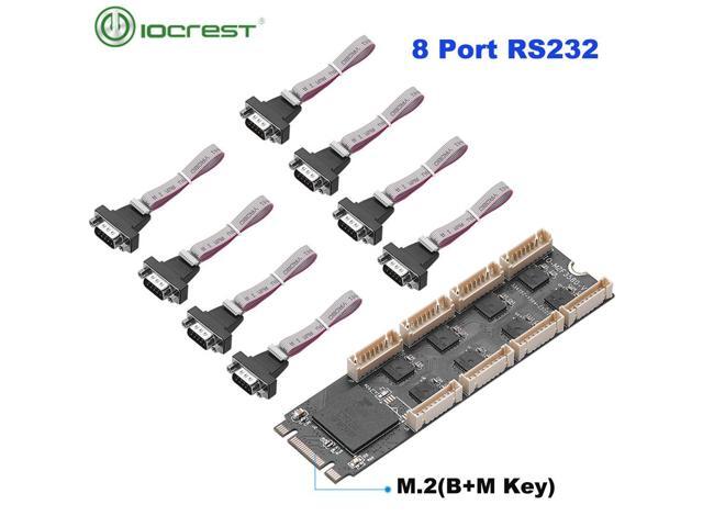 Click here for IOCREST 8 Serial Ports Rs232 Db9 M.2 B Key M key I... prices