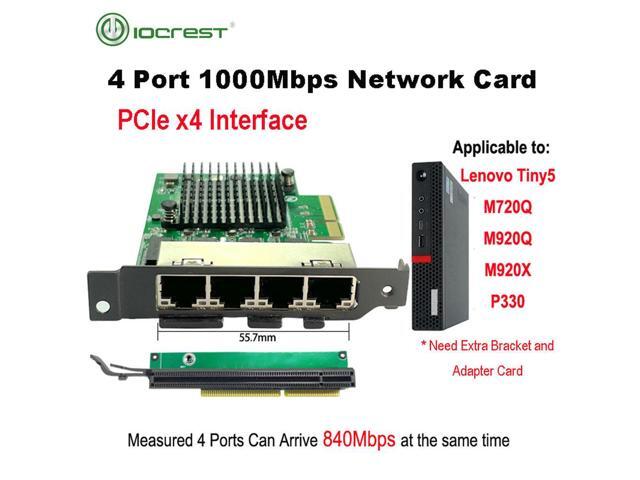 Click here for IOCREST PCIe x4 4 Ports Gigabit Ethernet Controlle... prices
