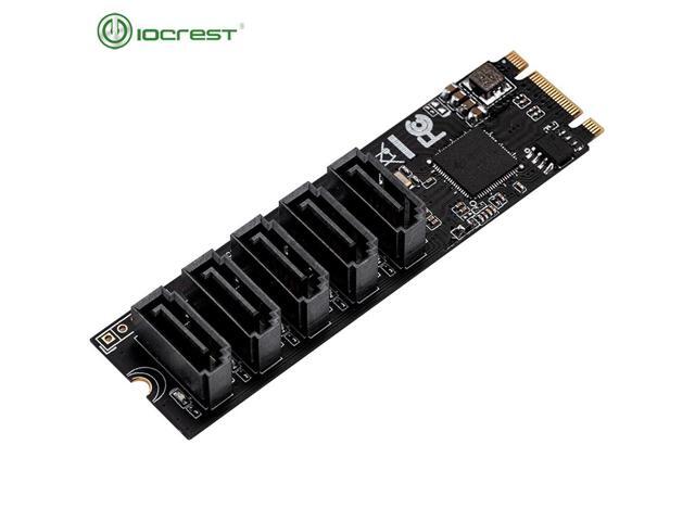 Click here for IOCREST M.2 (PCIe 3.0) to 5 Ports SATA III 6G ssd... prices