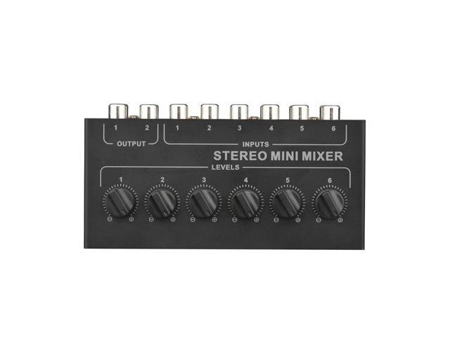 Click here for Stereo 6-Way Passive Mixer RCA Portable Audio Mixe... prices