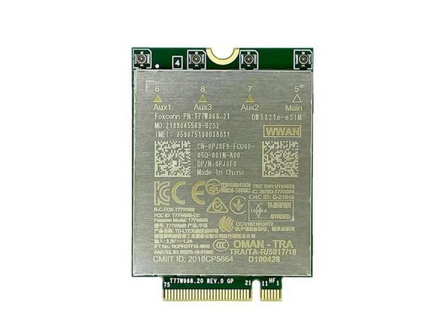 Click here for T77W968 For DW5821E LTE Cat16 GNSS 5G WWAN Card Mo... prices