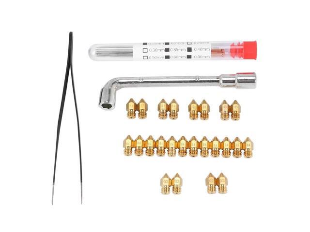 Click here for Ruths sister 37Pcs 3D Printer Nozzles MK8 Nozzle 0... prices