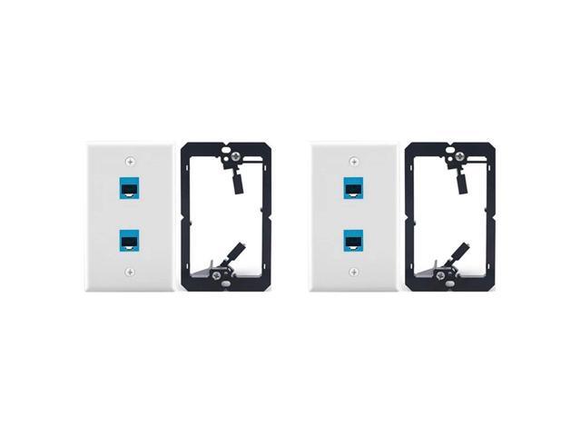 Click here for Ruths sister 2X Ethernet Wall Plate With Low Volta... prices
