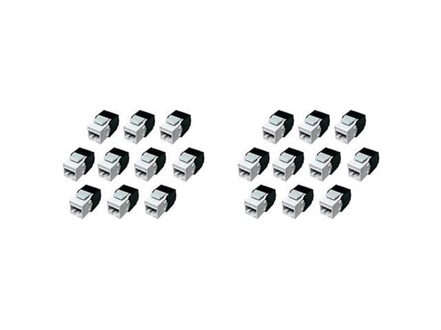 Click here for Ruths sister 50-Pack Cat6a RJ45 Keystone Jack - Ca... prices