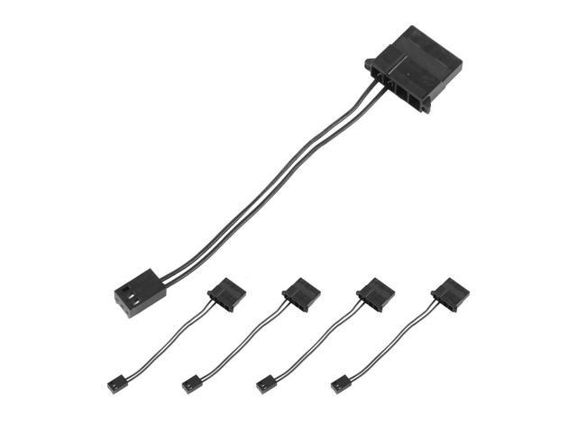 Click here for 5Pcs IDE to 3 Pin Fan Power Cable Molex D Plug Pow... prices