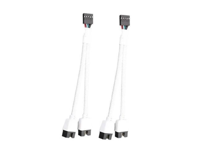 Click here for 2Pcs Computer Motherboard USB 2.0 9 Pin to Dual 9... prices