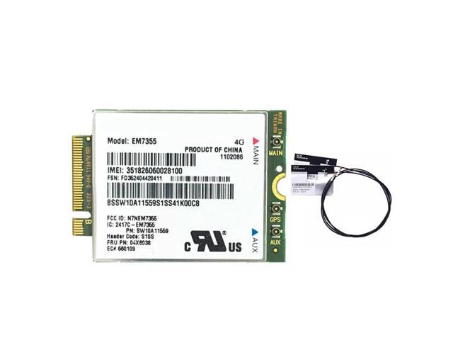 Click here for EM7355 WWAN Card+Antenna 04X6038 NGFF 4G WiFi Card... prices