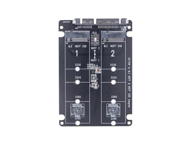 Click here for Dual NGFF to SATA Adapter 2 Port M.2 SATA SSD B Ke... prices