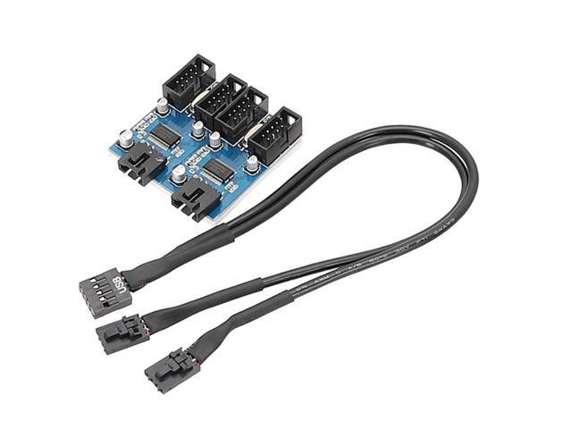 Click here for Motherboard 9Pin USB2.0 Extension Cable 9PIN to Du... prices