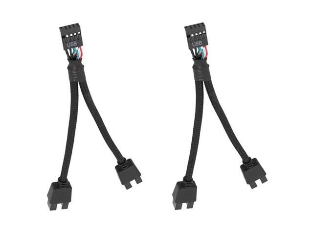 Click here for 2Pcs Computer Motherboard USB 2.0 9 Pin to Dual 9... prices