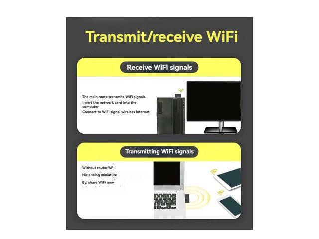 Click here for USB 3.0 WiFi Adapter 1300Mbps Network Card Dual Ba... prices