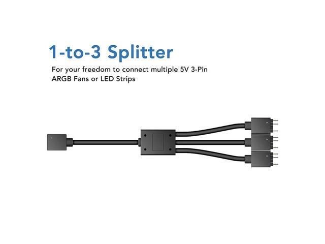 Click here for 5V/3pin ADD-RGB to 12V/4PIN Adapter with 3-Way Spl... prices
