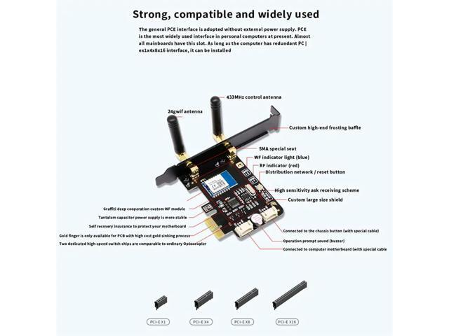 Click here for Tuya Wifi Computer Power Reset Switch PCIe Card fo... prices