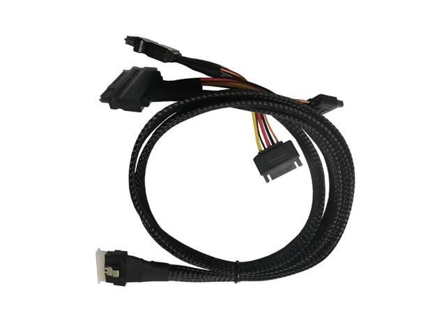 Click here for Hard Drive Cable SFF8654(8I) Slim SAS to 2SFF8639... prices