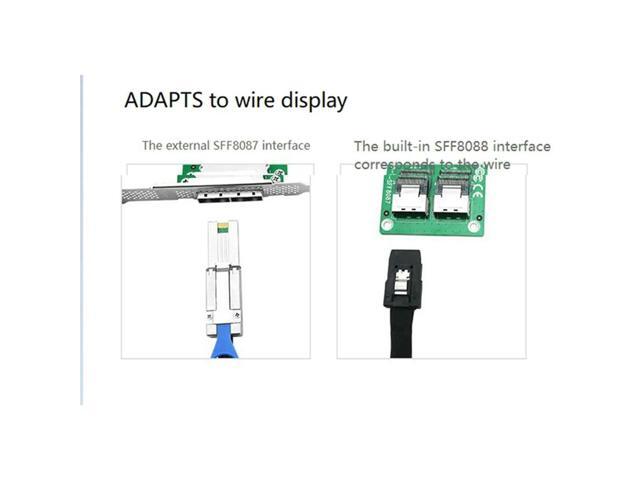 Click here for MiniSAS Adapter Card SFF-8087 to SFF-8088 Dual Por... prices