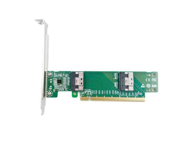 Click here for Adapter Card PCI Express X16 to 2-Port SlimSAS SFF... prices