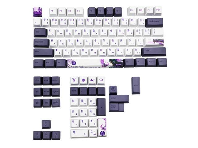 Click here for 112 Keys Purple Datang Keycap PBT Sublimation Keyc... prices