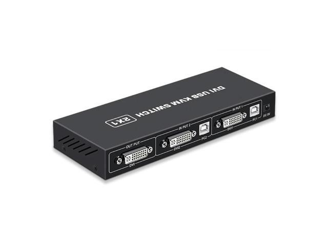 Click here for DVI KVM Switch 2-port DVI Screen Splitter 2 In 1 O... prices
