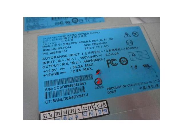 Click here for For ML360G6/7 380G6/7 Power Supply 511777-001 4992... prices