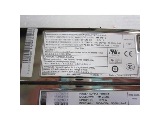 Click here for For R512G2 power supply YM-2451C 450W SSI 36001871 prices