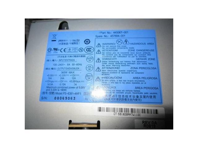 Click here for For ML110 G5 Server Power Supply 445067-001 457884... prices