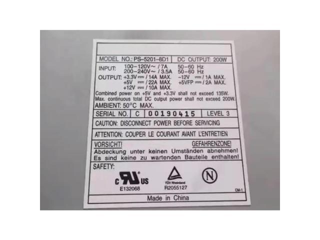 Click here for For GX110 GX200 Power Supply PS-5201-8D2 824KH 000... prices