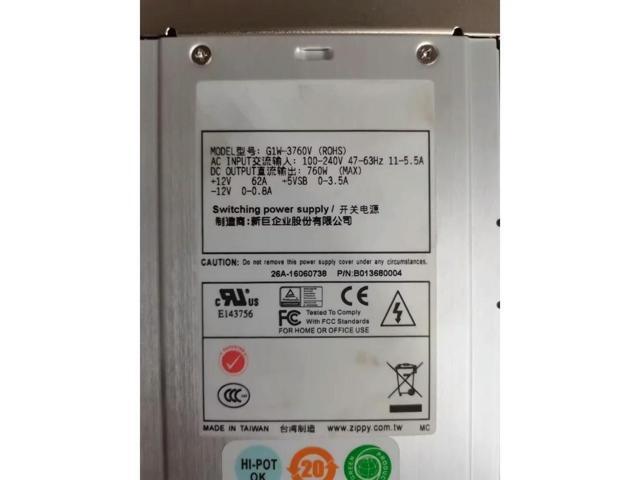 Click here for For G1W-3760V 760W 2U Server Redundant Power Suppl... prices