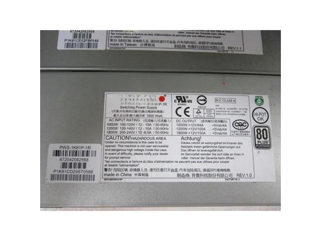 Click here for For PWS-1K81P-1R Server Power Supply 1800W Redunda... prices