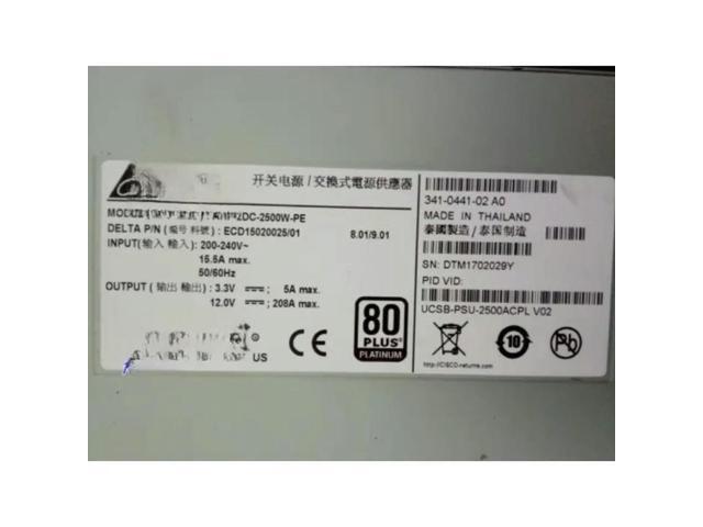 Click here for For 341-0441-01 UCSB-PSU-2500ACPL AHF-2DC-2500W-PE... prices